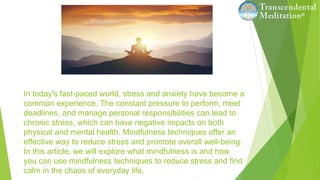 How to Reduce Stress with Mindfulness Techniques ppt.pptx