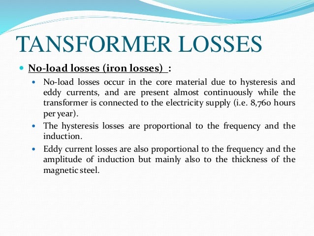 How to reduce transformer losses