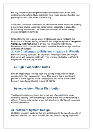 How to Reduce Water Waste with Irrigation Systems in Riyadh.pdf
