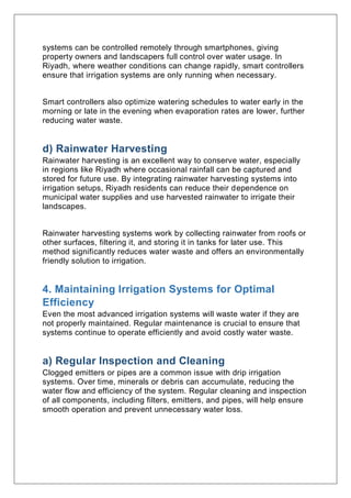 How to Reduce Water Waste with Irrigation Systems in Riyadh.pdf
