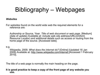 How To Reference | PPT