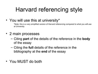 How To Reference | PPT