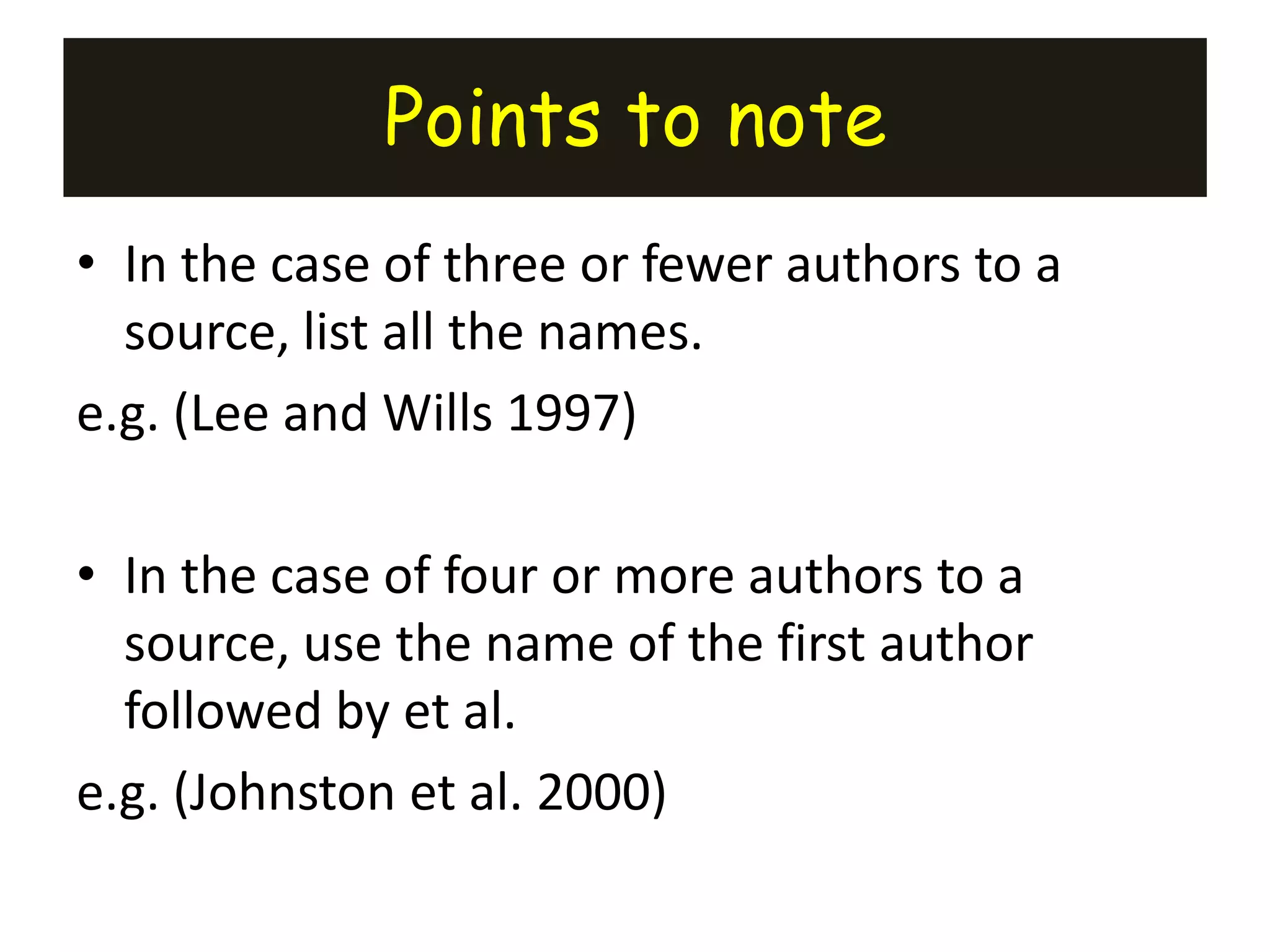 How to reference, The Harvard Way | PPT