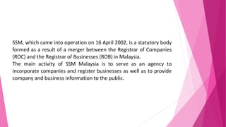 How to register a company in Malaysia with ssm step by-step guide | PDF