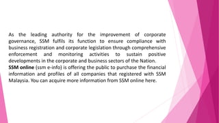 How to register a company in Malaysia with ssm step by-step guide | PDF