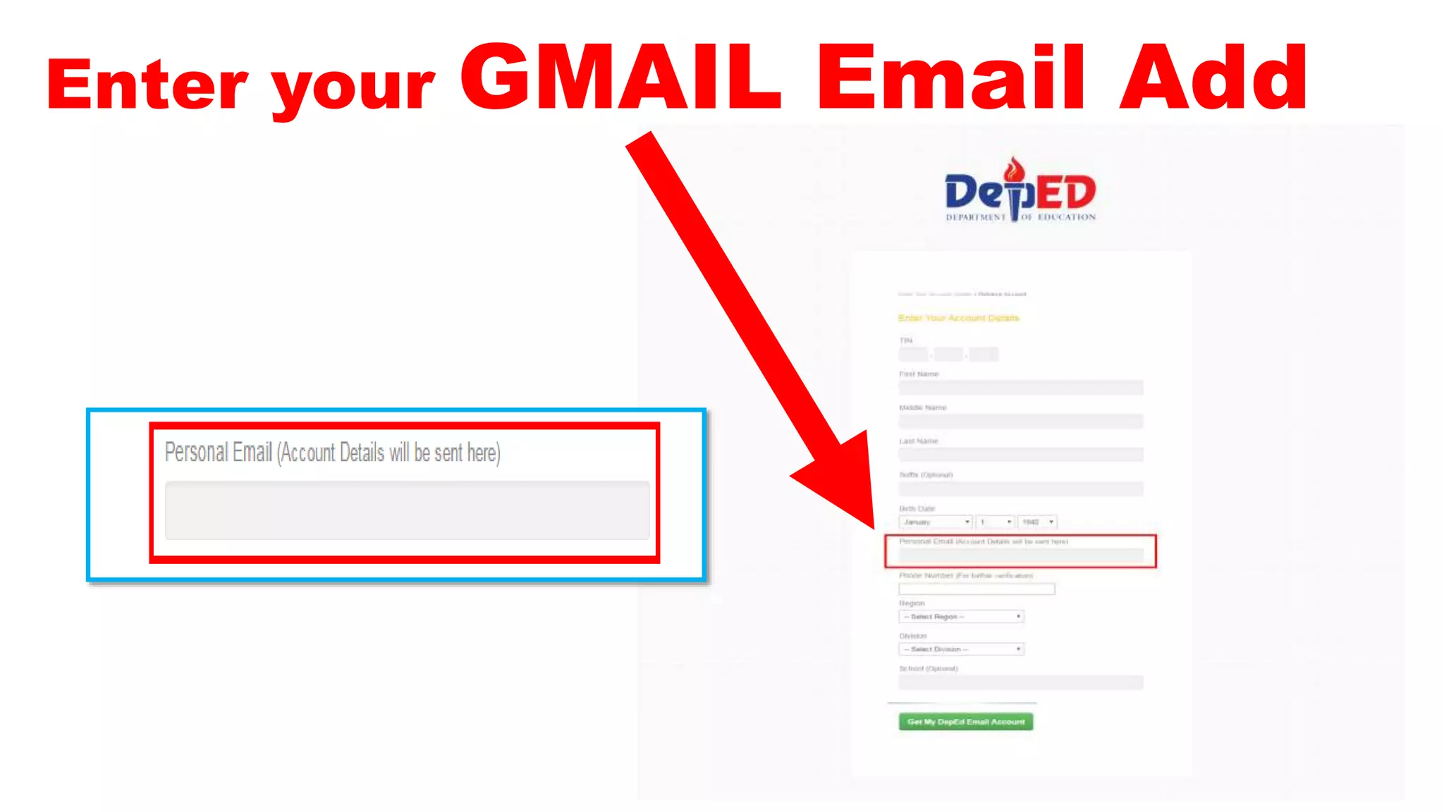 How to register and get your Official DepEd Email Account | PPTX