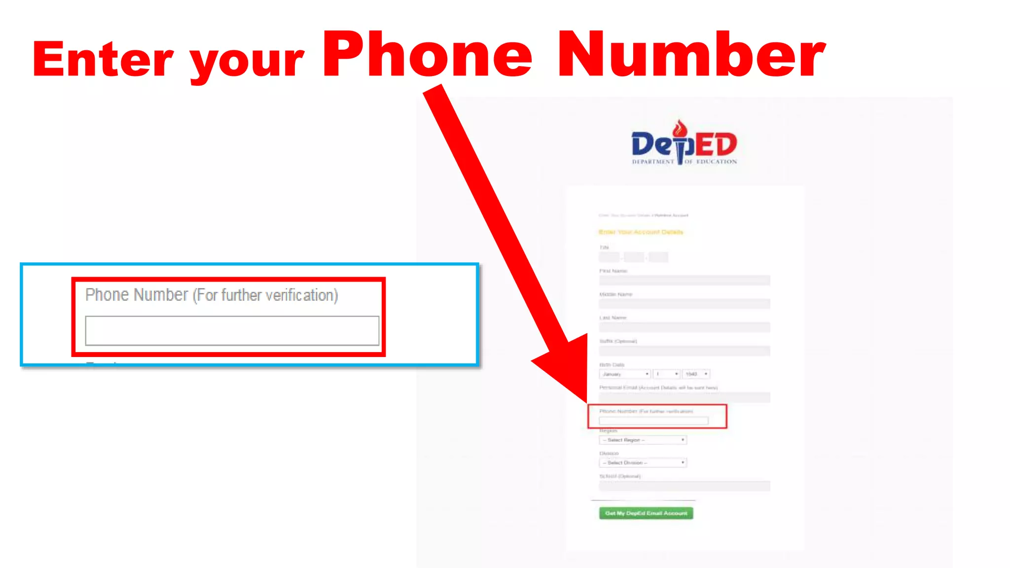 How to register and get your Official DepEd Email Account | PPTX