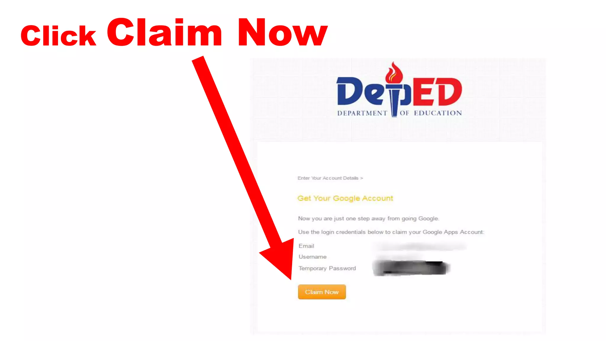 How to register and get your Official DepEd Email Account | PPTX