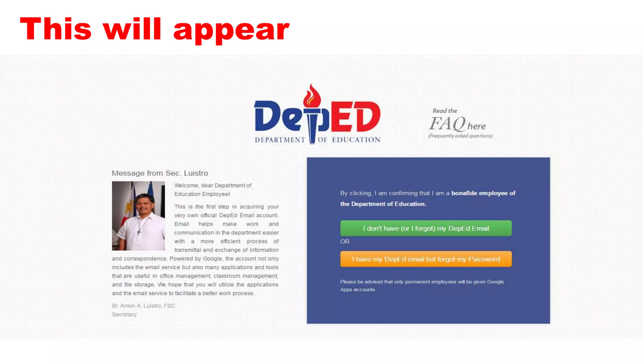 How to register and get your Official DepEd Email Account | PPTX