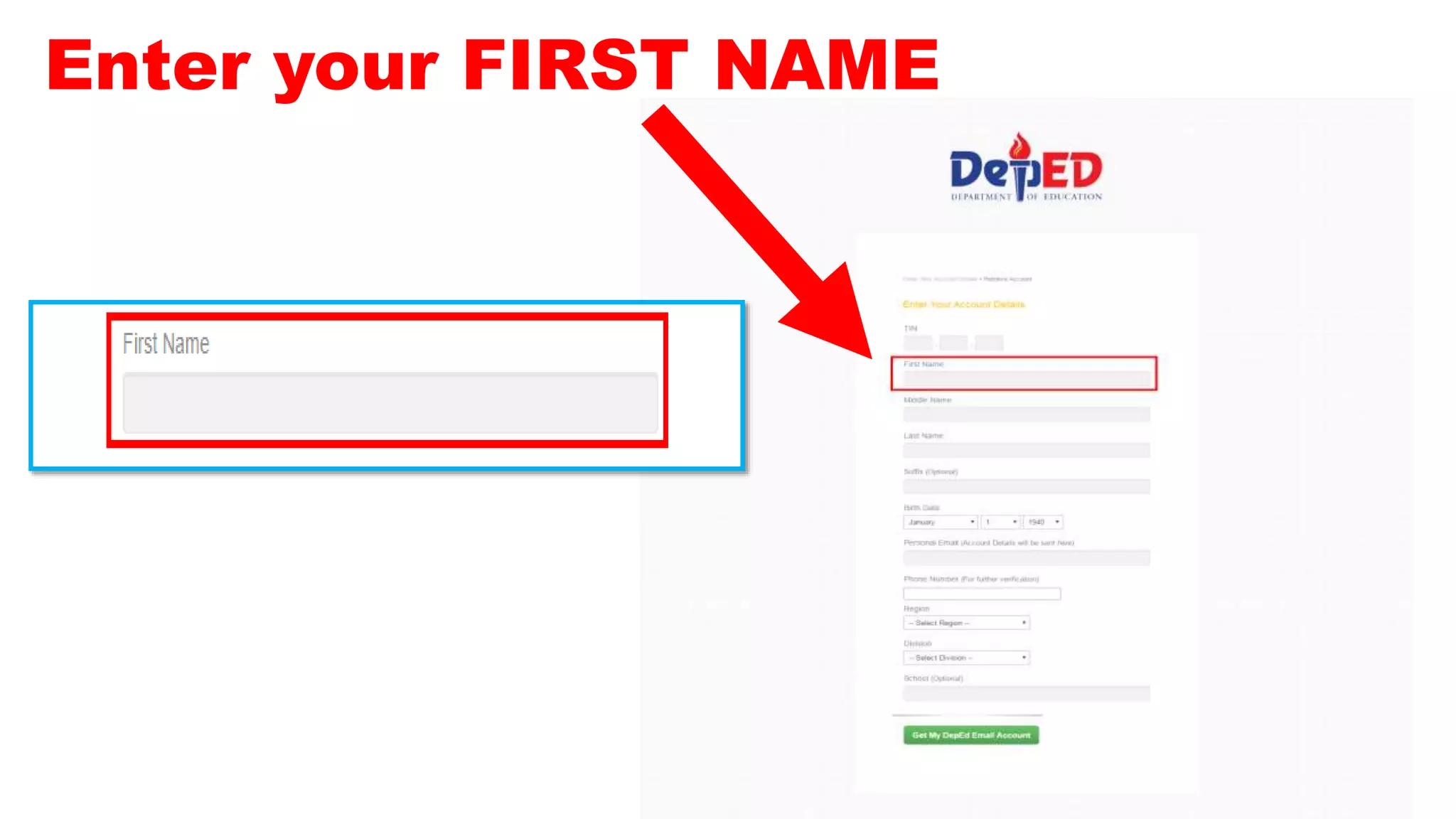 How to register and get your Official DepEd Email Account | PPTX
