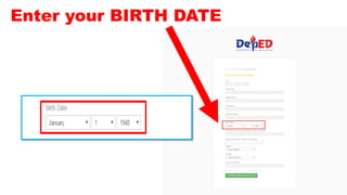 How to register and get your Official DepEd Email Account | PPTX