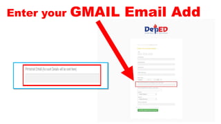 How to register and get your Official DepEd Email Account | PPTX