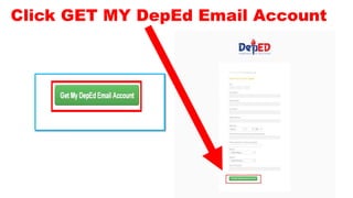 How to register and get your Official DepEd Email Account | PPTX
