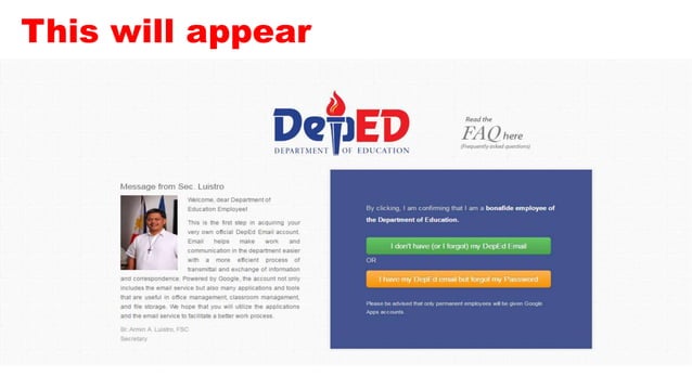 How to register and get your Official DepEd Email Account | PPTX