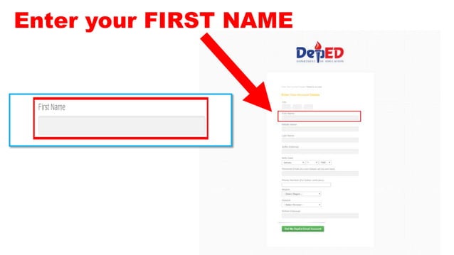 How to register and get your Official DepEd Email Account | PPTX