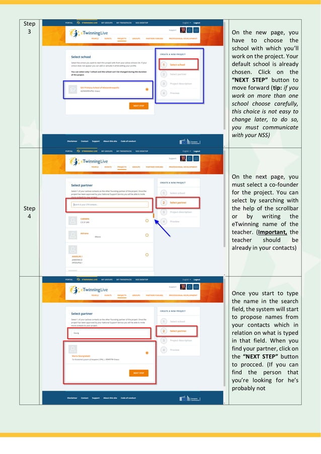 How to register an eTwinning project | PDF | Free Download
