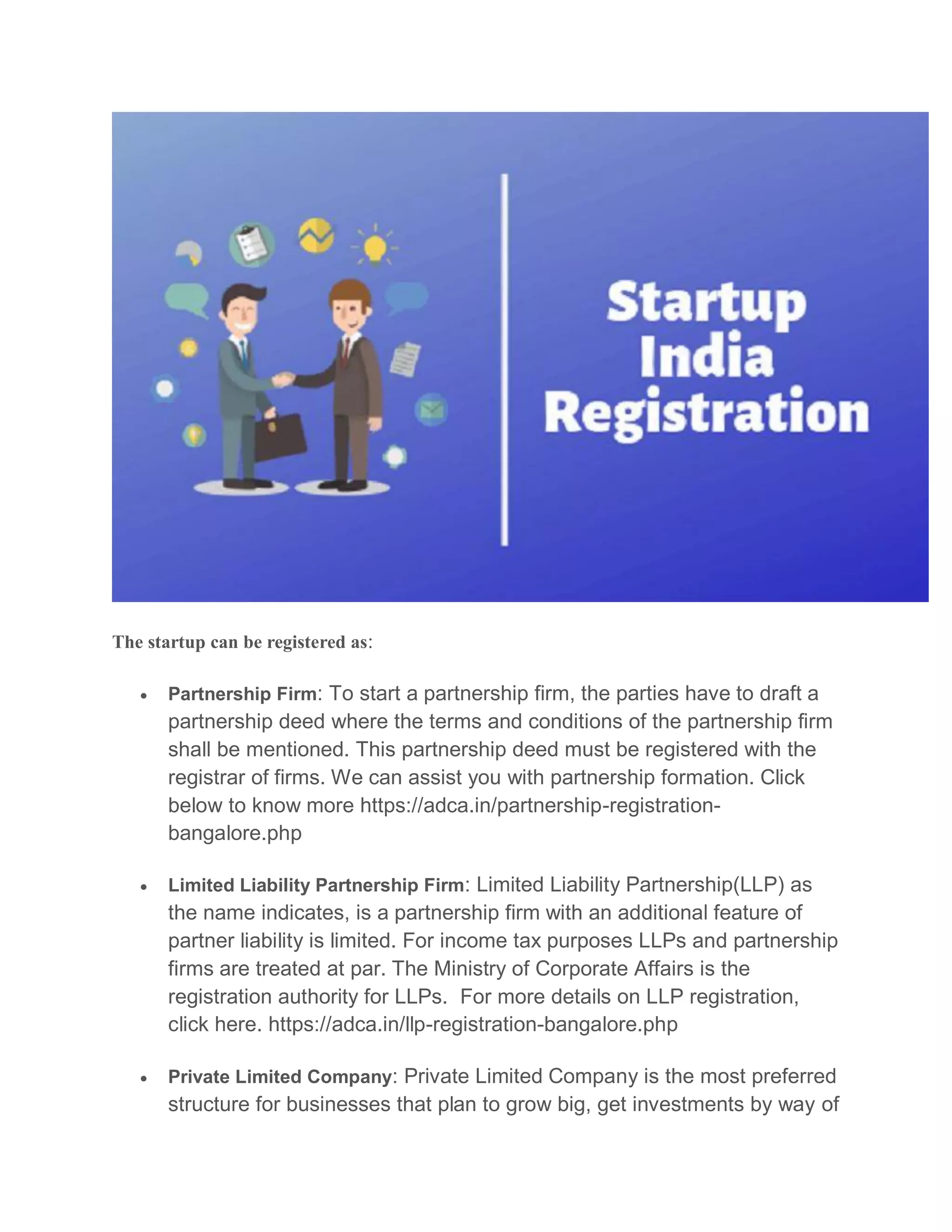 How to register a startup in india | PDF