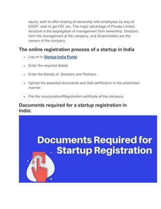 How to register a startup in india | PDF