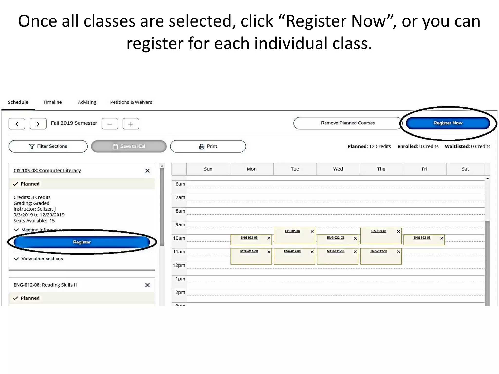 How to Register Classes Added to Your Plan | PDF