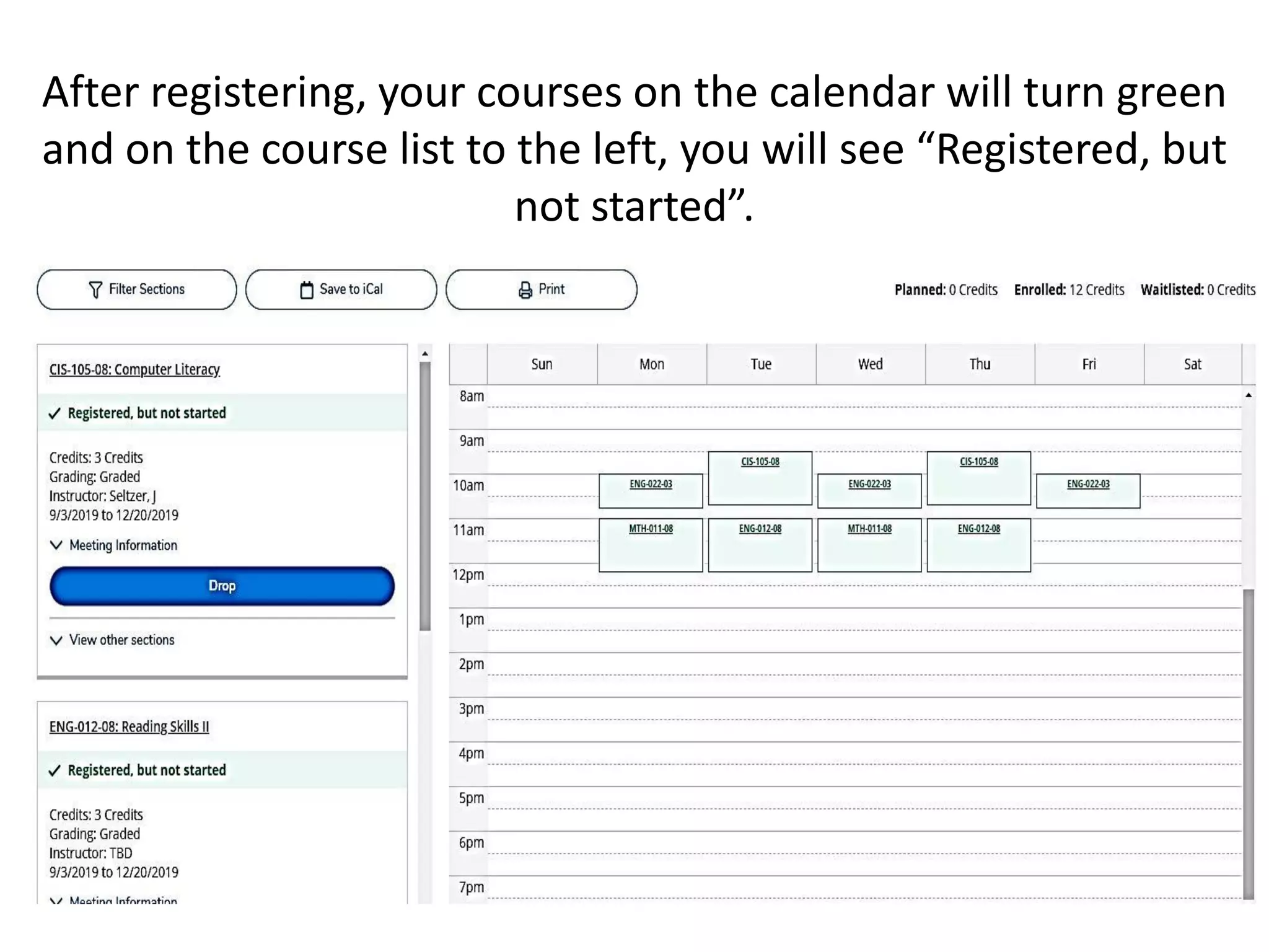 How to Register Classes Added to Your Plan | PDF
