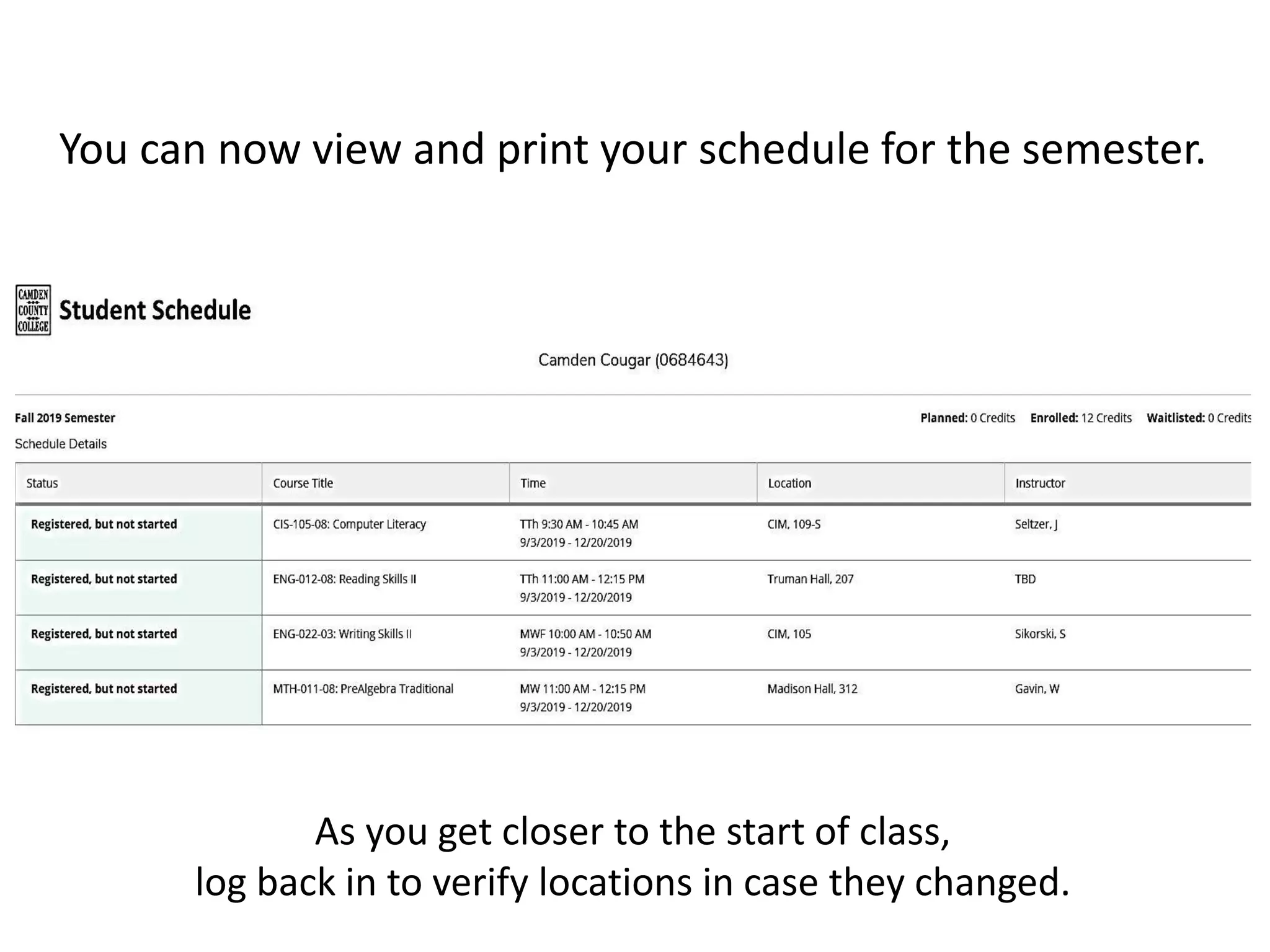 How to Register Classes Added to Your Plan | PDF