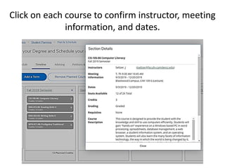 How to Register Classes Added to Your Plan | PDF