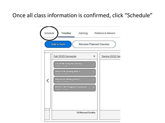 How to Register Classes Added to Your Plan | PDF | College Planning | College Education