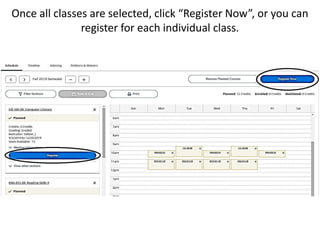 How to Register Classes Added to Your Plan | PDF