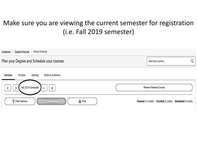 How to Register Classes Added to Your Plan | PDF | College Planning ...