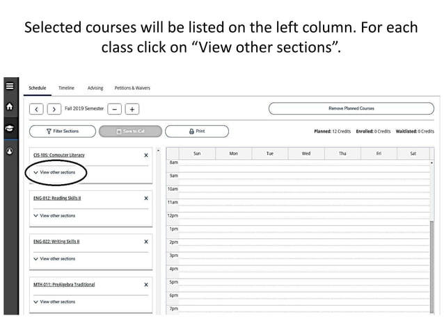 How to Register Classes Added to Your Plan | PDF | College Planning ...