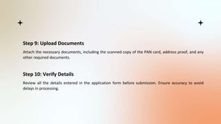 How to Register TAN on the Income Tax Portal | PPTX