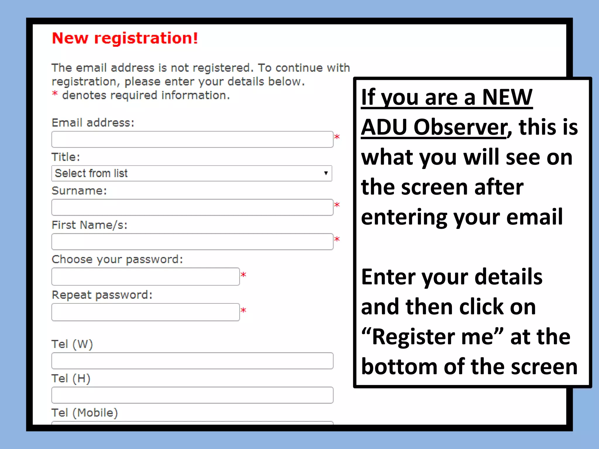 How to register and become a Citizen Scientist with the Animal ...