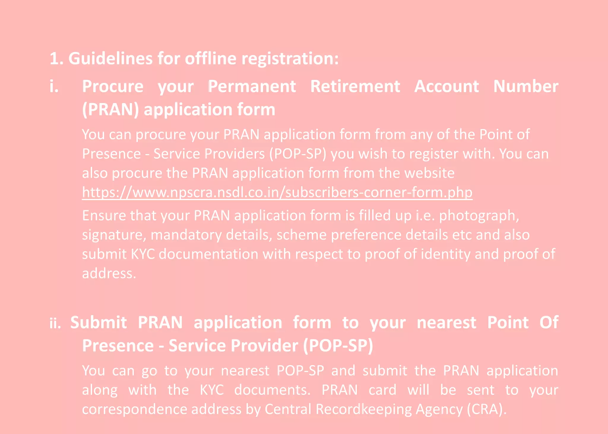 How to register with NPS | PPT