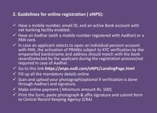 How to register with NPS | PPT