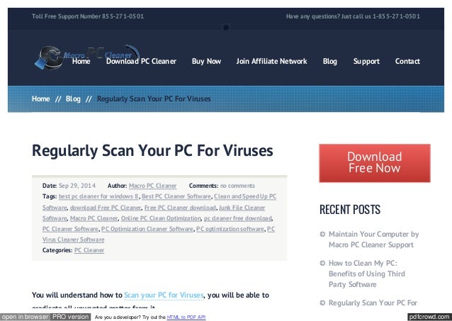 How to regularly scan your pc for viruses