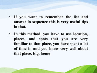 How to remember | PPTX