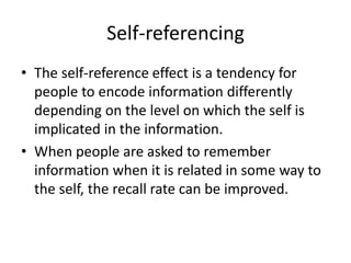 How to remember things | PPT