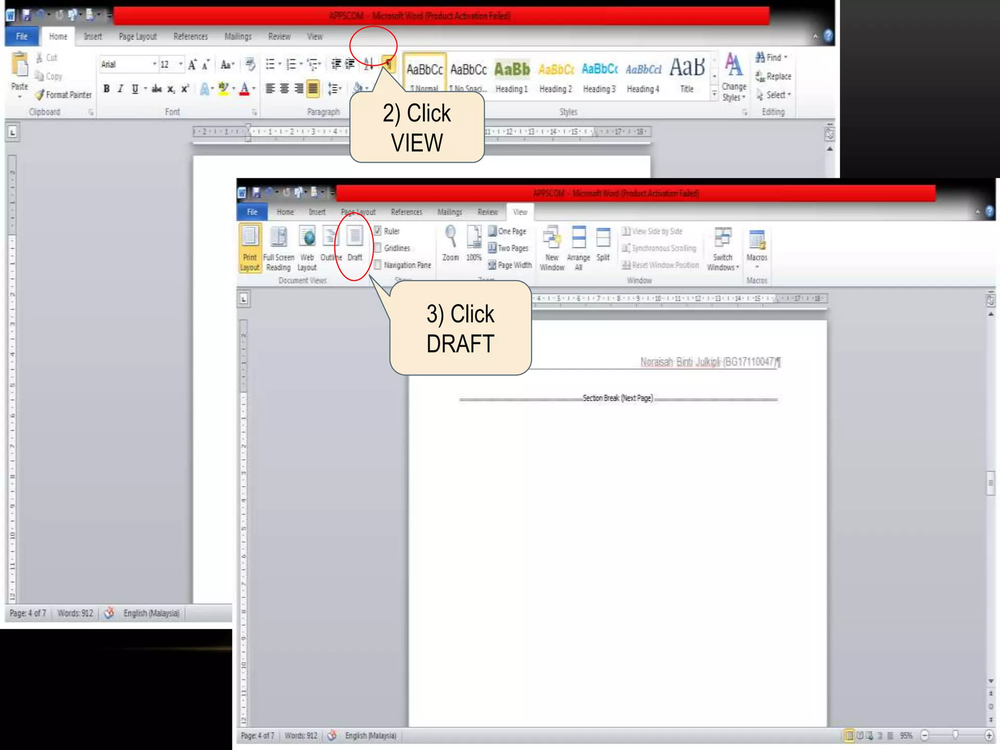 How to remove a blank page in microsoft word | PPT