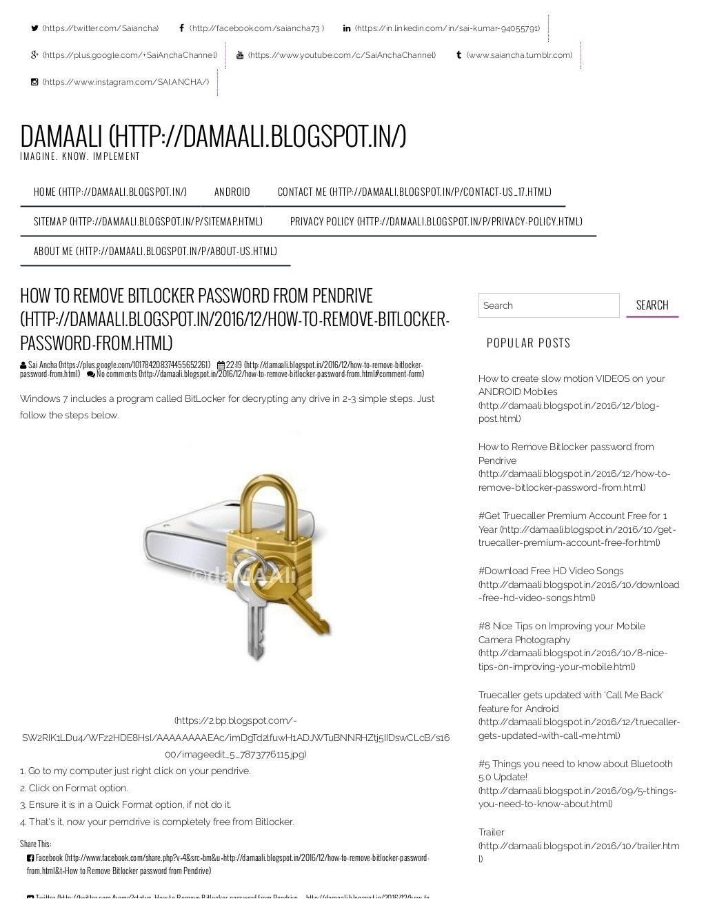 How To Remove Bitlocker Password From Pendrive