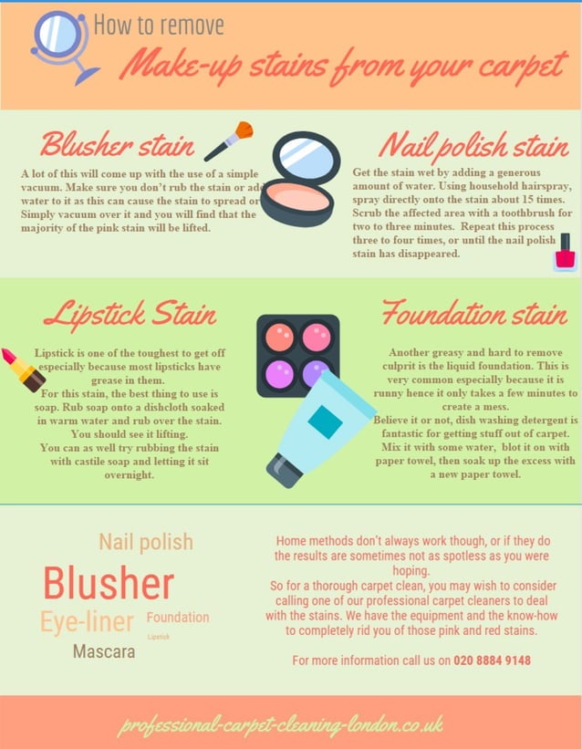 How to remove make-up stains from carpet | PDF