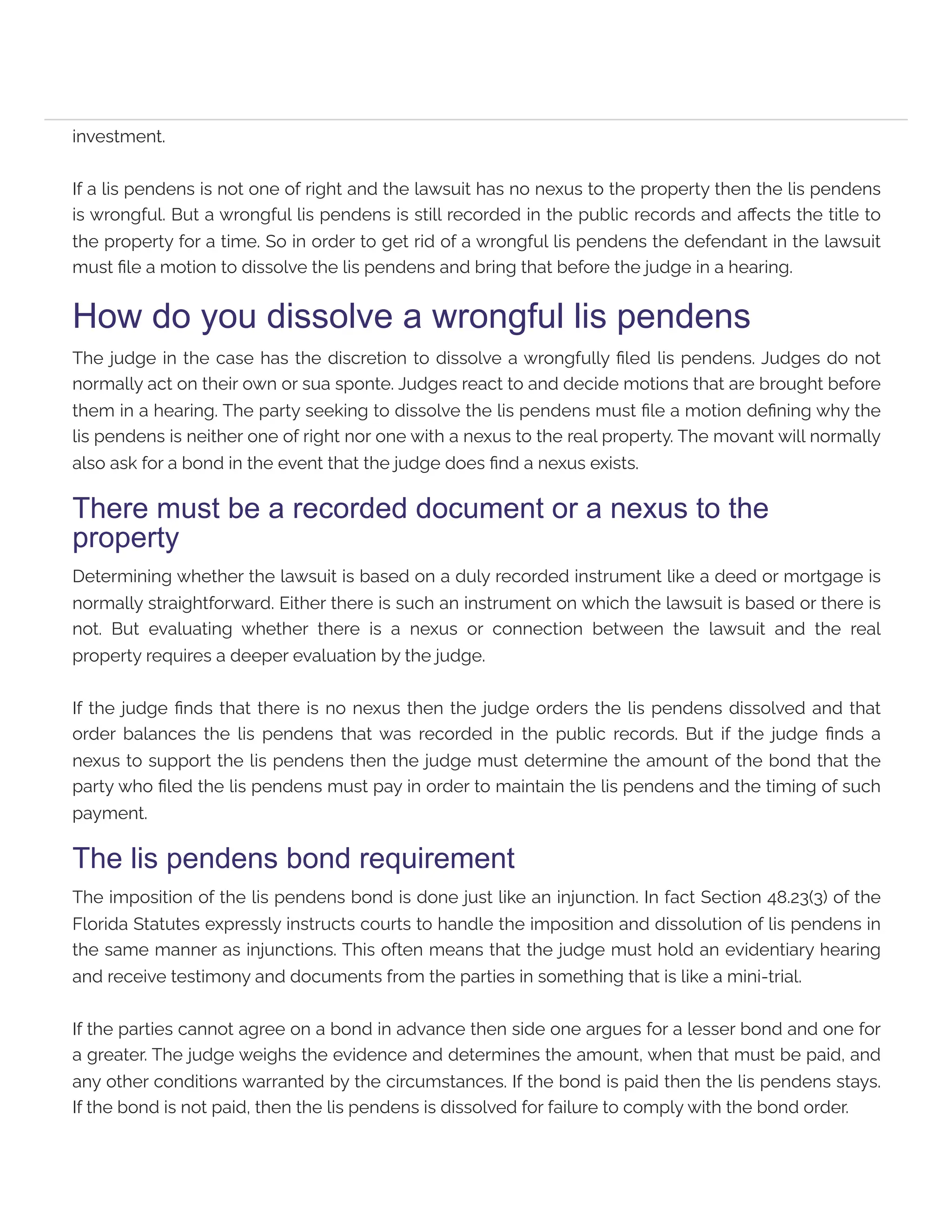 How to remove or dissolve a lis pendens in Florida.pdf