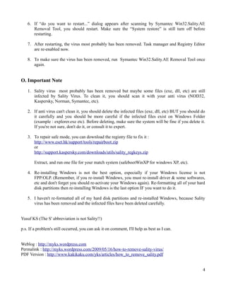 How to remove_sality | PDF