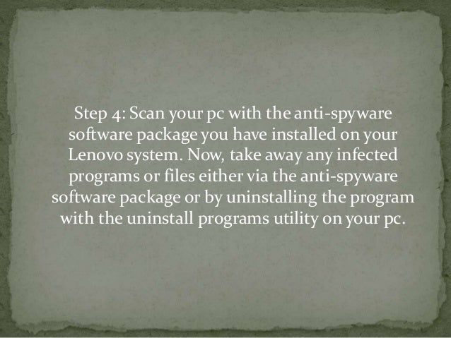 How to Remove Spyware from Lenovo Computer/Laptop?