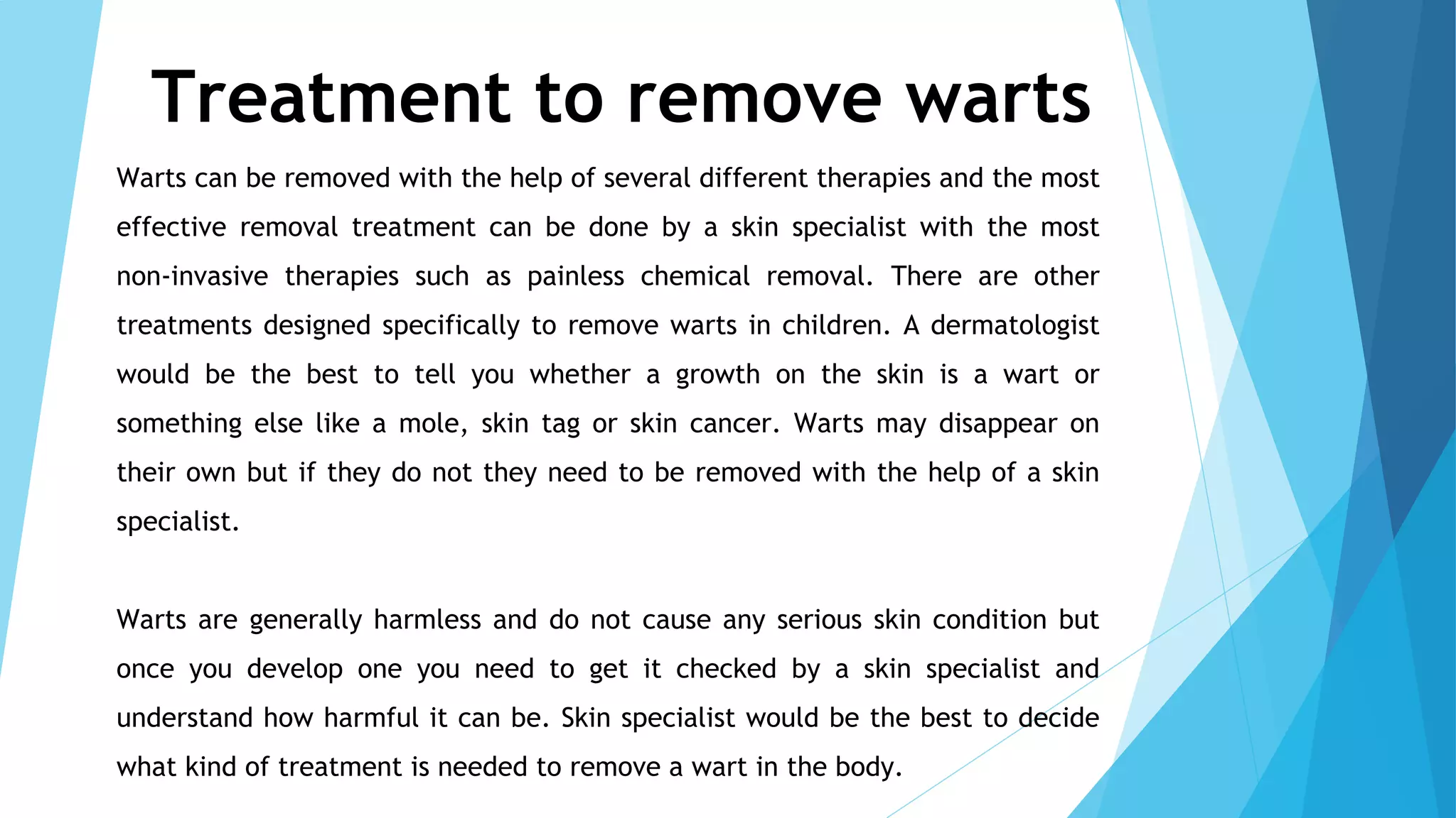 How to remove warts | PPT