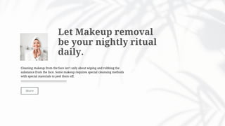 How to remove your makeup | PPT