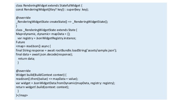 How to Render Flutter Widgets Using JSON Data.pptx | Free Download How to Render Flutter Widgets Using JSON Data.pptx | Free Download
