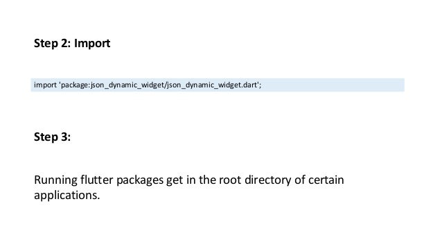 How to Render Flutter Widgets Using JSON Data.pptx | Free Download How to Render Flutter Widgets Using JSON Data.pptx | Free Download