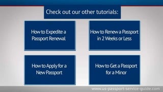 How to Renew a Passport | PPT