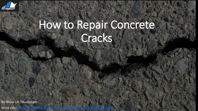 How to Repair Concrete Cracks | PPTX