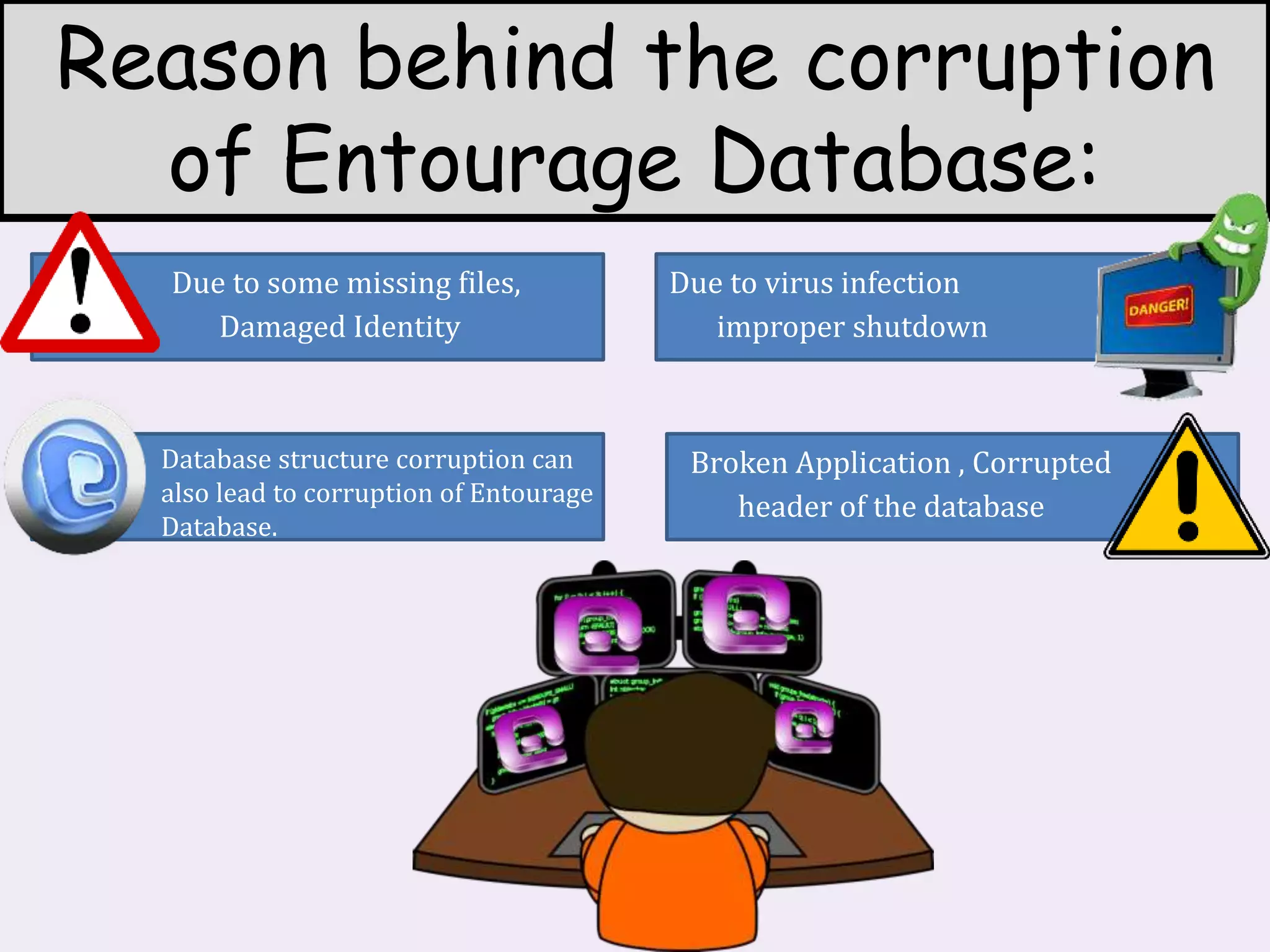 How to repair corrupt entourage database | PPT
